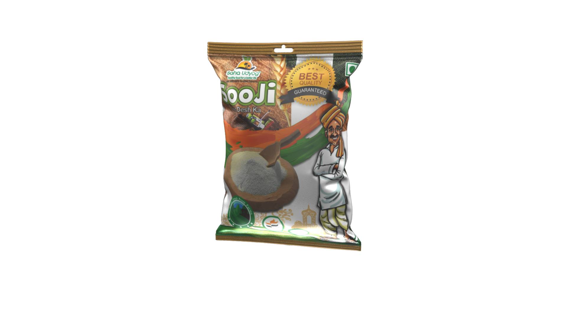 Roasted Sooji | Wheat Roasted Suji Packet Price - Saha Udyog Foods